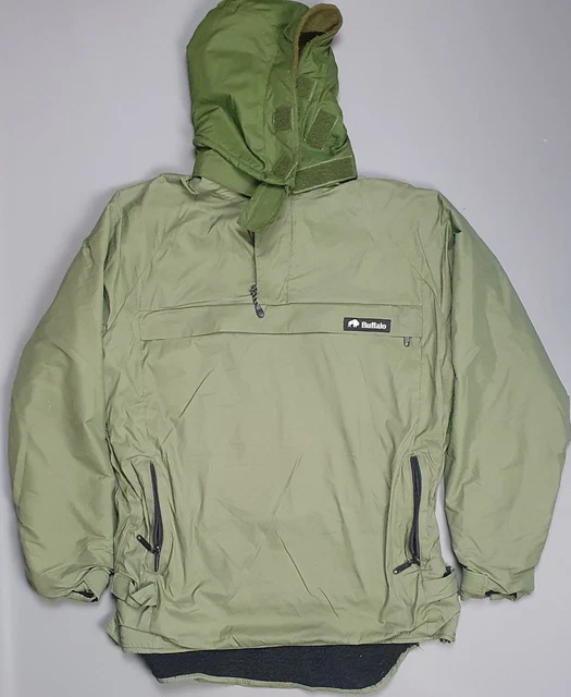BUFFALO MOUNTAIN SHIRT Jacket Green Pile Lined Mens Size Large 42 ...