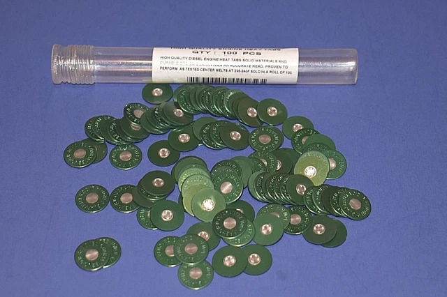 DIESEL ENGINE MOTOR Heat Tabs 100 Count Overheating Tab £41.85 ...