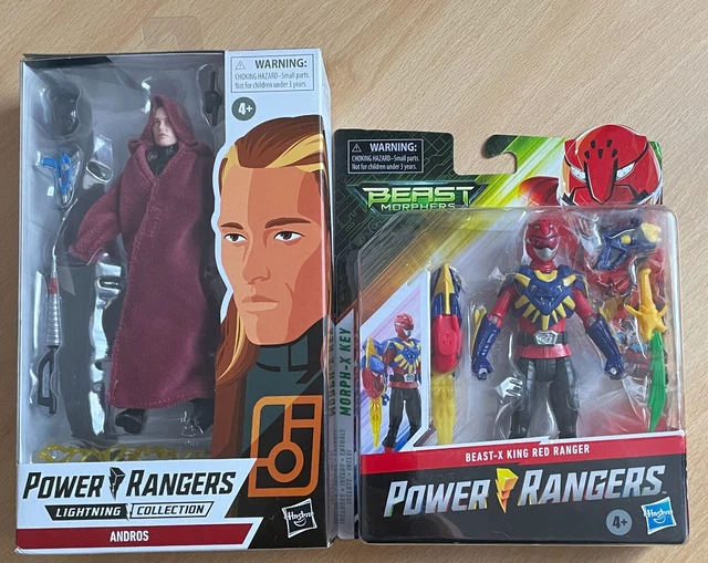 POWER RANGERS LIGHTNING Collection Andros Beast-X King Red Ranger ...