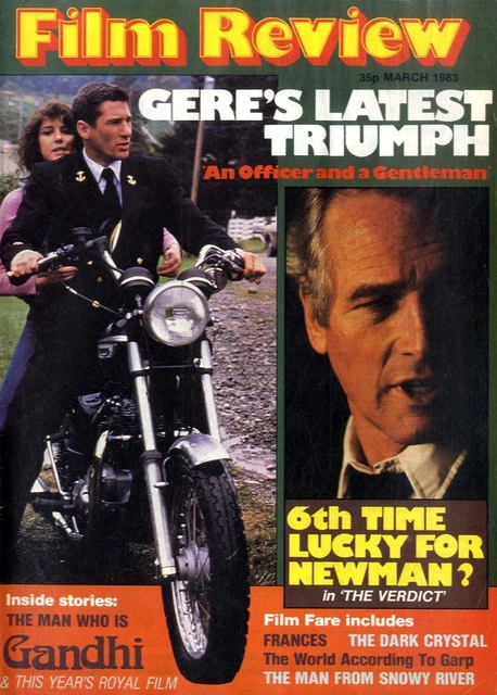 FILM REVIEW MAGAZINE 1983 Mar. Richard Gere. Ben Kingsley. Jon Voight £ ...