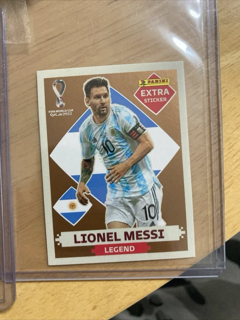 PANINI WORLD CUP 2022 Qatar Extra Sticker Lionel Messi Legend Bronze £28.99 - PicClick UK