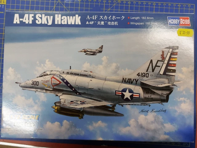 HOBBY BOSS 1/72 Scale A-4F Sky Hawk Model Kit £31.99 - PicClick UK