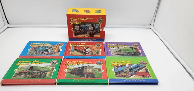 RAILWAY SERIES: THE THOMAS THE TANK ENGINE Collector's Box 6 Books by W ...