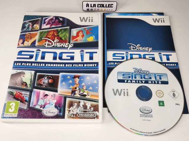 DISNEY SING IT Les Plus Belles Chansons des Films - Nintendo Wii - PAL ...