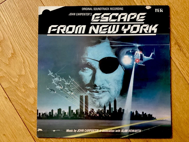 ESCAPE FROM NEW YORK | John Carpenter Original soundtrack Vinyl LP ...
