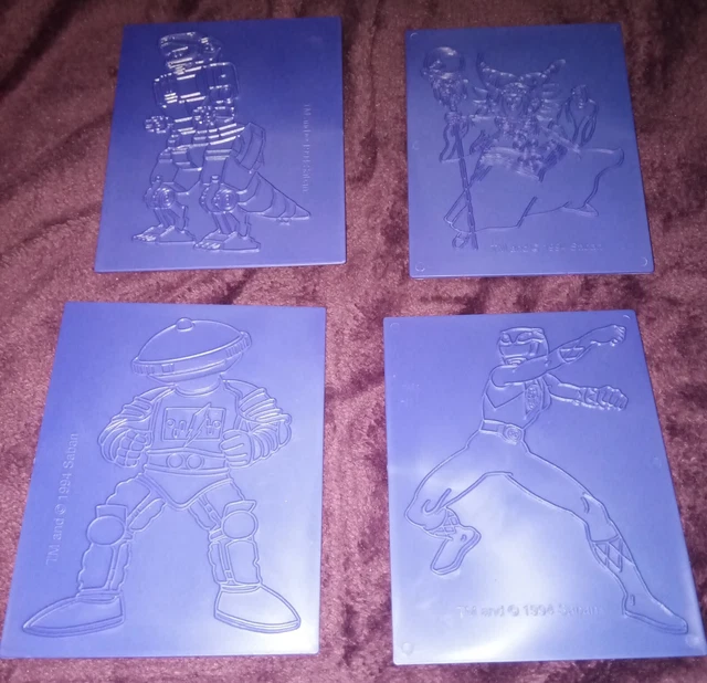 VINTAGE RARE MIGHTY Morphin Power Rangers Stencil Pack 1994 Saban £20. ...