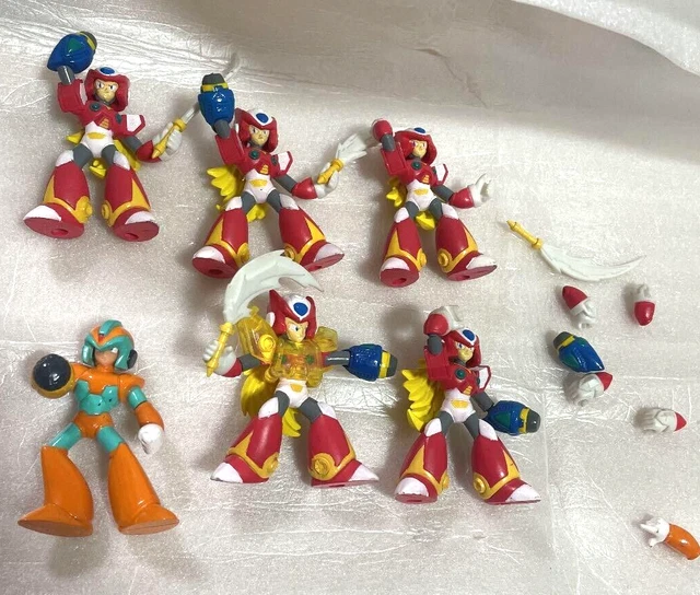 MEGAMAN ROCKMAN ZERO Set Bulk Capsule Toys Gasha Mini Figure Vintage ...