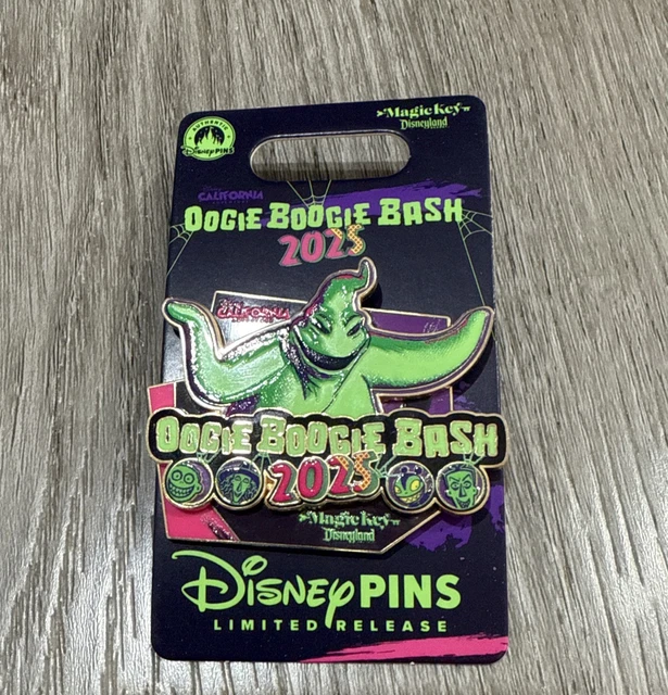 DISNEY CALIFORNIA ADVENTURE Oogie Boogie Bash 2025 Magic Key Pin £26.70 ...