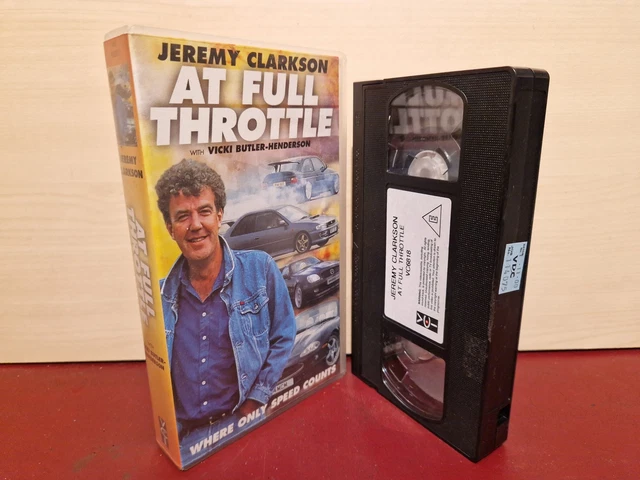 JEREMY CLARKSON - At Full Throttle - Cars - PAL VHS Video Tape (A87 ...