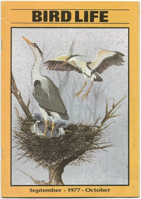THE RSPB, Y.O.C. Bird Life Magazine - September-October 1977 £4.50 ...