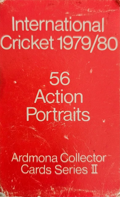 INTERNATIONAL CRICKET 1979/80 Cards $318.70 - PicClick AU