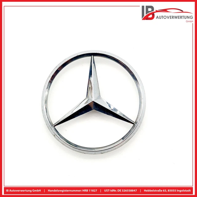 EMBLEM MERCEDES LOGO Heckdeckel Stern 2037580058 MERCEDES-BENZ W203 MB ...