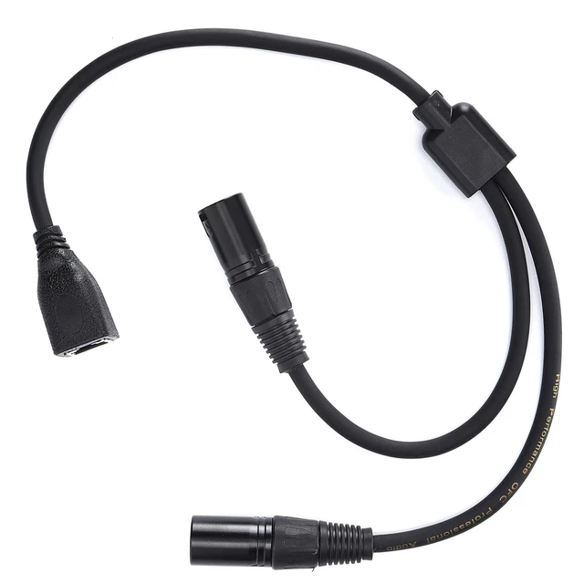 JORINDO JD6099 ADAPTOR Cable Dual XLR Male To RJ45 Female YSpliter Adaptor Cabl $20.09 - PicClick AU