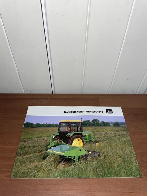 BROCHURE PROSPEKT PROSPECTUS FAUCHEUSE JOHN DEERE 1340-traktor-tracteur-fendt-ih EUR 4,99 ...