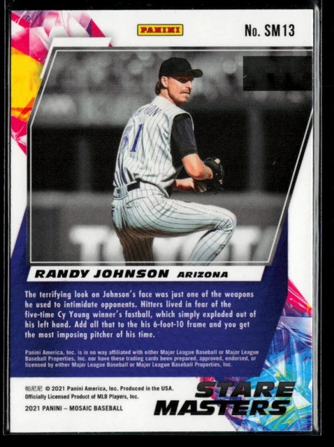 2021 PANINI MOSAIC Stare Masters #SM13 Randy Johnson $1.70 - PicClick CA
