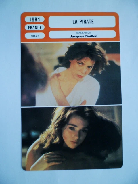 CARTE FICHE CINEMA 1984 LA PIRATE Jane Birkin Maruschka Detmers P ...