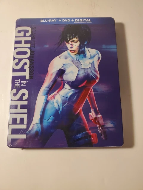 GHOST IN THE Shell ( Blu-ray + DVD, Limited Edition STEELBOOK, 2017 ...
