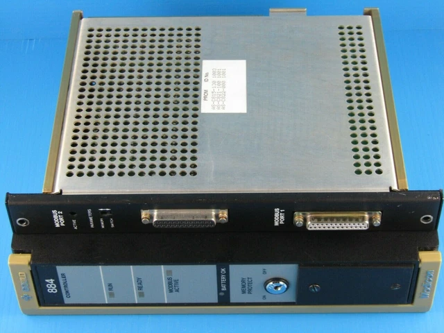 AEG MODICON AS-884A-311 Controller Module W/ Modbus Port, 8K, AS884A311 ...