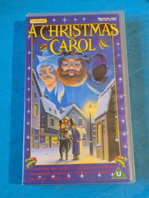 A CHRISTMAS CAROL VHS - Animated Movie Classic £3.99 - PicClick UK
