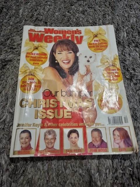 WOMEN'S WEEKLY MAGAZINE December 1998-Elle Macpherson-Nicole Kidman $20 ...