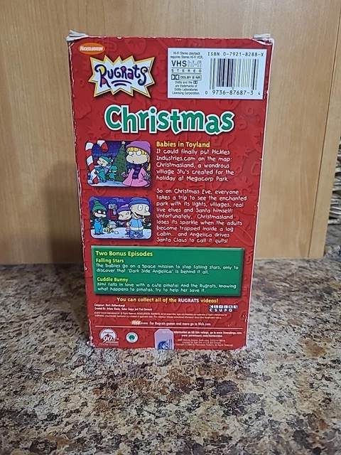 RUGRATS - CHRISTMAS (VHS, 2002) 3 Merry Episodes With Babies In Toyland ...