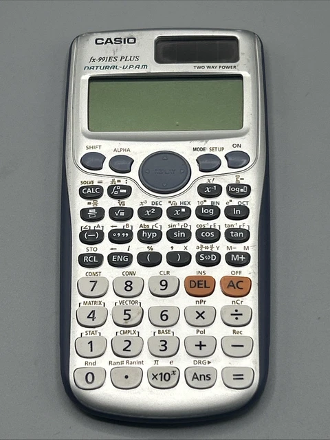 CASIO FX-991ES PLUS Natural V.P.A.M. Two-Way Power Scientific £7.99 ...
