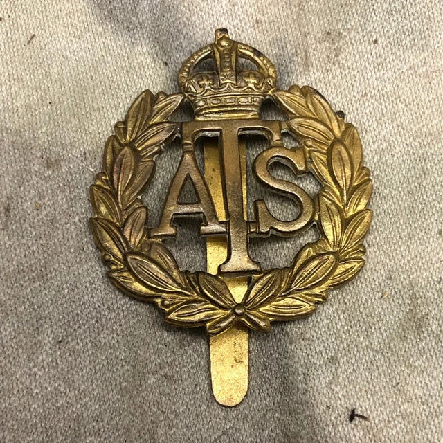 ORIGINAL WW2 BRITISH Army Auxiliary Territorial Service ATS Cap Badge £ ...