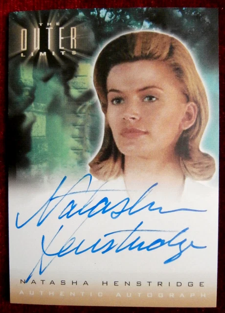 THE OUTER LIMITS - NATASHA HENSTRIDGE - Hand-Signed Autograph Card A1 ...