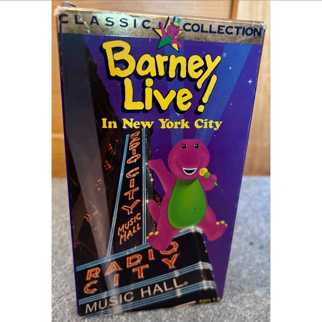 BARNEY CLASSIC COLLECTION VHS Tape: Barney Live! In New York City £11. ...
