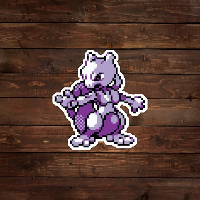 8-BIT MEWTWO (POKEMON) Decal/Sticker $3.25 - PicClick