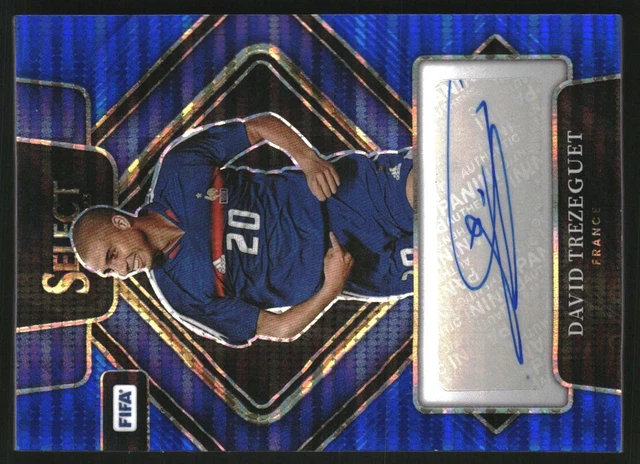 2022-23 SELECT FIFA Signatures Pulsar Bleu #21 David Trezeguet Auto EUR ...