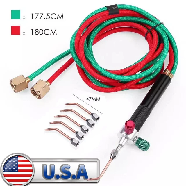 MINI GAS WELDING Torch Oxygen Butane Acetylene Welder Gun Jewelry Tool ...