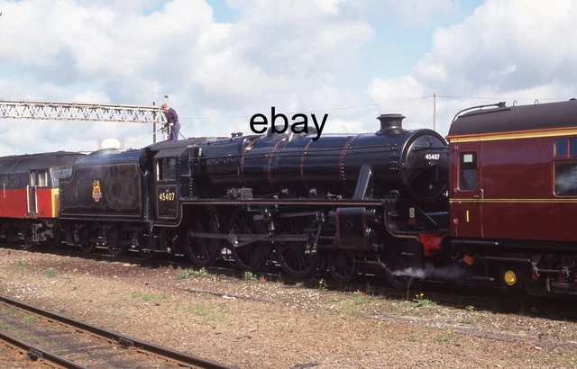 35MM RAILWAY SLIDE- Steam Loco 45407 @ Chester £2.75 - PicClick UK