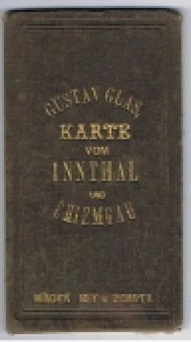 MAPPA DEL INNTHAL E Chiemgau Tra Tegernsee, Achensee E Traunstein Maass ...