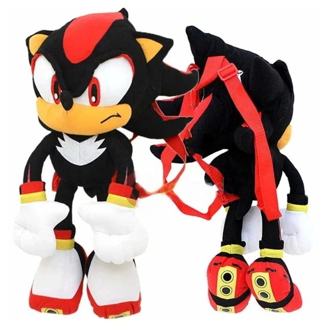 SONIC - SHADOW the Hedgehog Anime Plush Backpack - 55cm Collectors ...