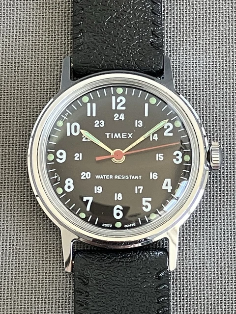 VINTAGE 1975 TIMEX Military Style Sprite Manual Wind Watch. £73.52 ...