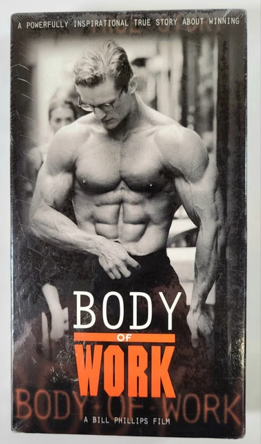 BODY OF WORK VHS Video Tape Bill Phillips Bodybuilding - 1998 New ...
