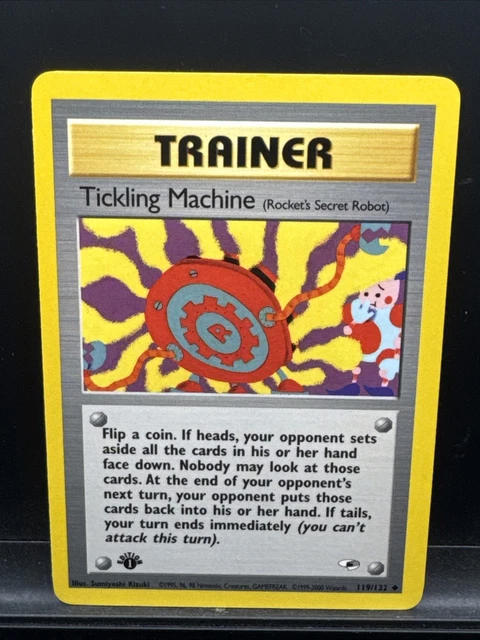 POKEMON TCG - Tickling Machine 1st Edition Gym Heroes 119/132 WoTC ...