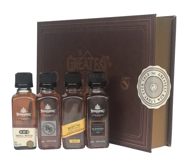 BUNDABERG RUM THE Greatest Story Mini Set!********IMMACULATE LAST 1 ...