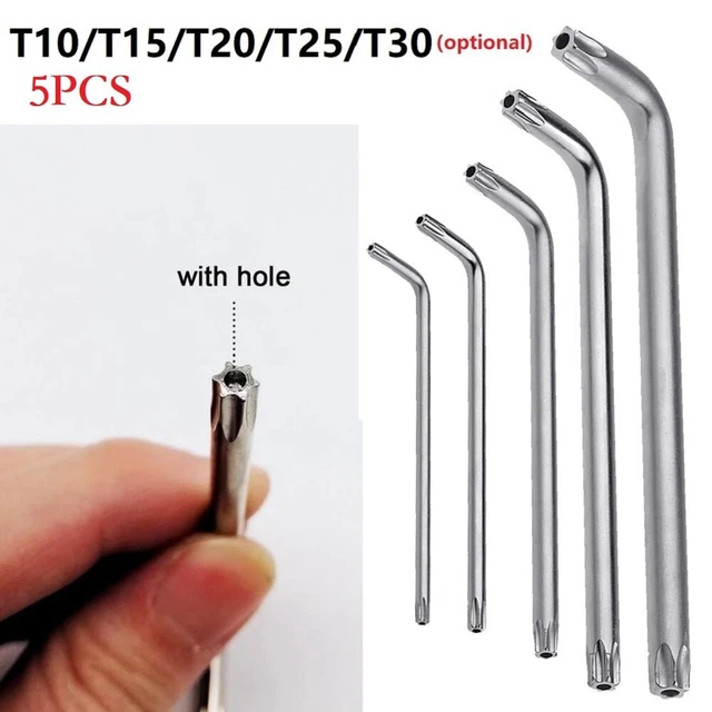 SET CHIAVI A chiave torx compatte e doppia estremità 2 vie T15 T20 T25 ...
