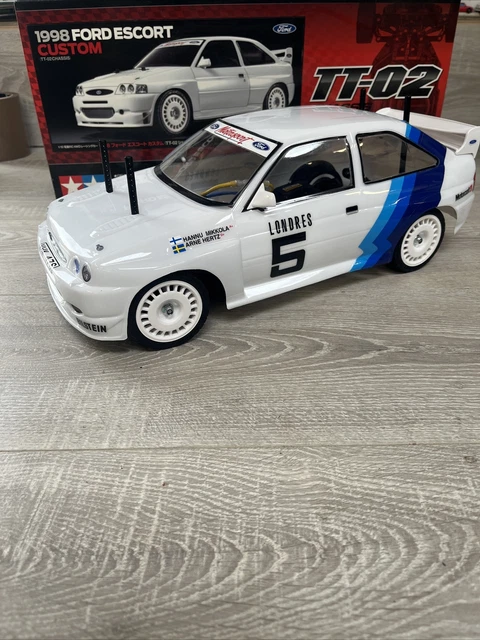 TAMIYA FORD ESCORT Cosworth Custom Stickers Kit Fitted 1998 (TT-02 ...