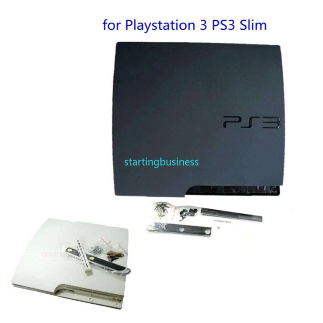 COMPLETE HOUSING SHELL Case For PS3 Slim Console 2000 20XX 2500 - White ...