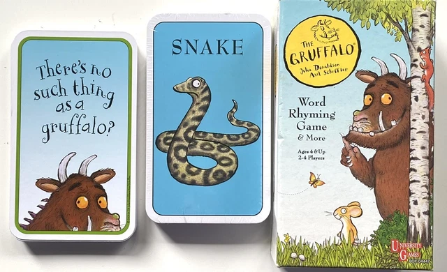 THE GRUFFALO WORD Rhyming Game & More Julia Donaldson, 2010 University ...