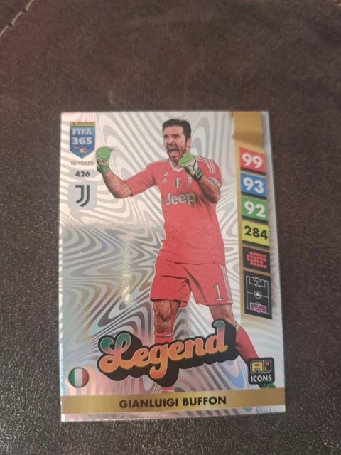 PANINI ADRENALYN FIFA 365 2025 Legend - Gianluigi Buffon 426 TOP EUR 1 ...