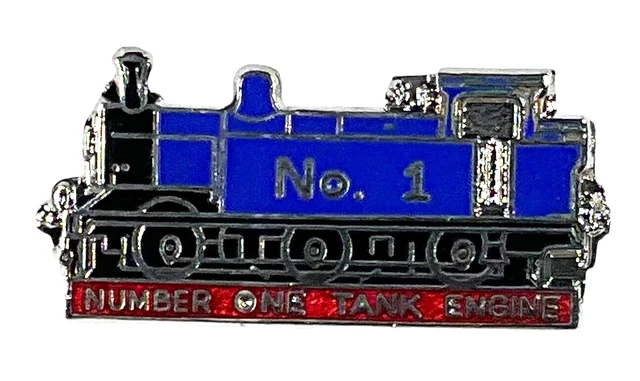 VINTAGE OLD 'NUMBER One Tank Engine' Railway Train Locomotive Enamel ...