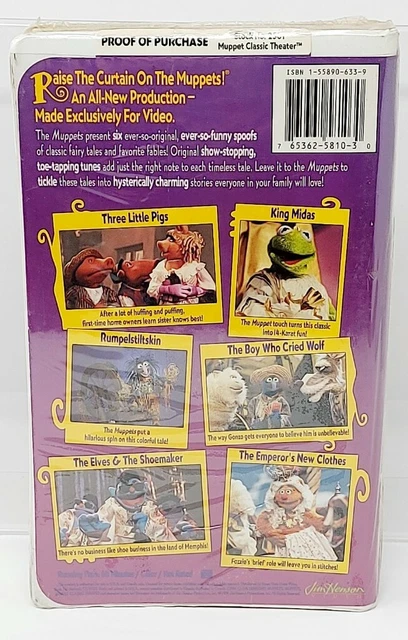 JIM HENSON'S MUPPET Classic Theater (VHS, 1994) Clamshell New Sealed ...