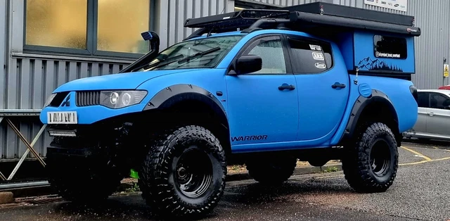 MITSUBISHI L200 POP Top Overland Truck Camper Custom Built, Huge Spec ...