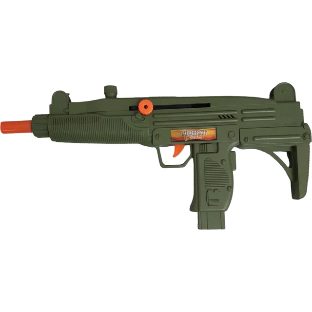 TOY UZI MACHINE Gun with Sound Gangster Army Soldier Fancy Dress ...