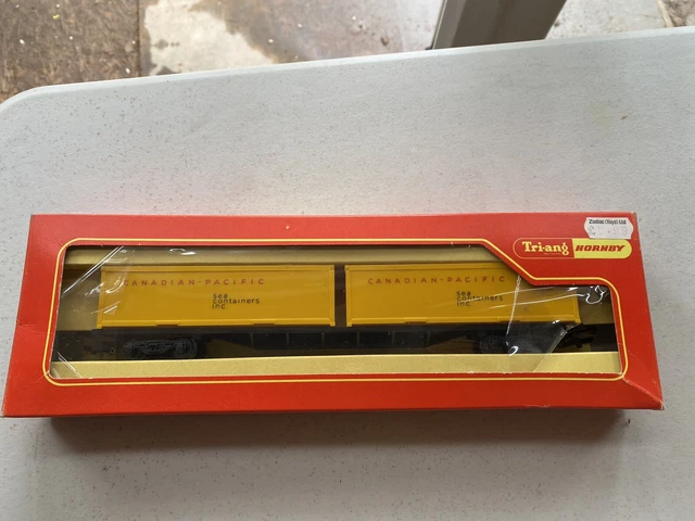 TRIANG HORNBY CANADIAN Railways R.736 Canadian Pacific Container Car ...