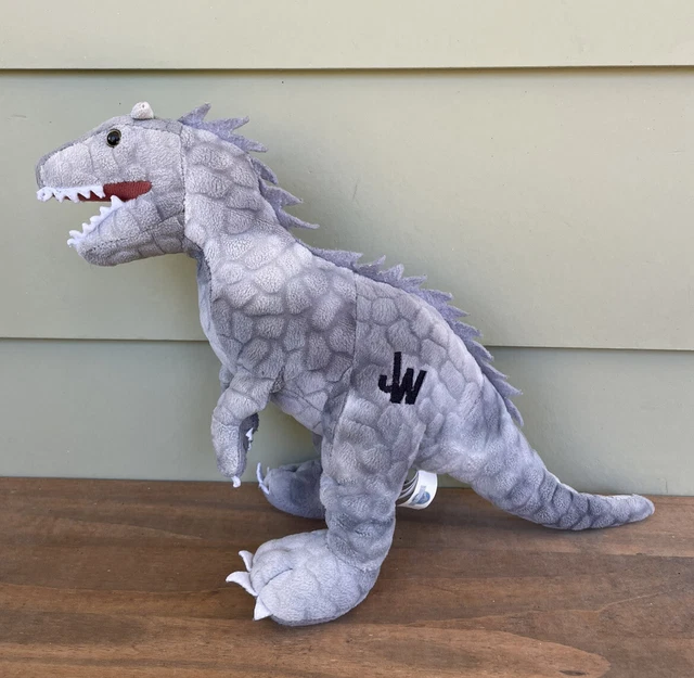 JURASSIC WORLD T Rex Toy Factory Plush 11” Gray Soft £8.08 - PicClick UK